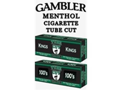 Gambler Menthol Cigarette Tube Cuts